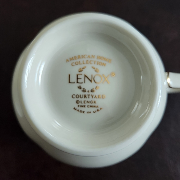 Lenox | Dining | Lenox Courtyard Gold Tea Cups And Saucers Sets | Poshmark